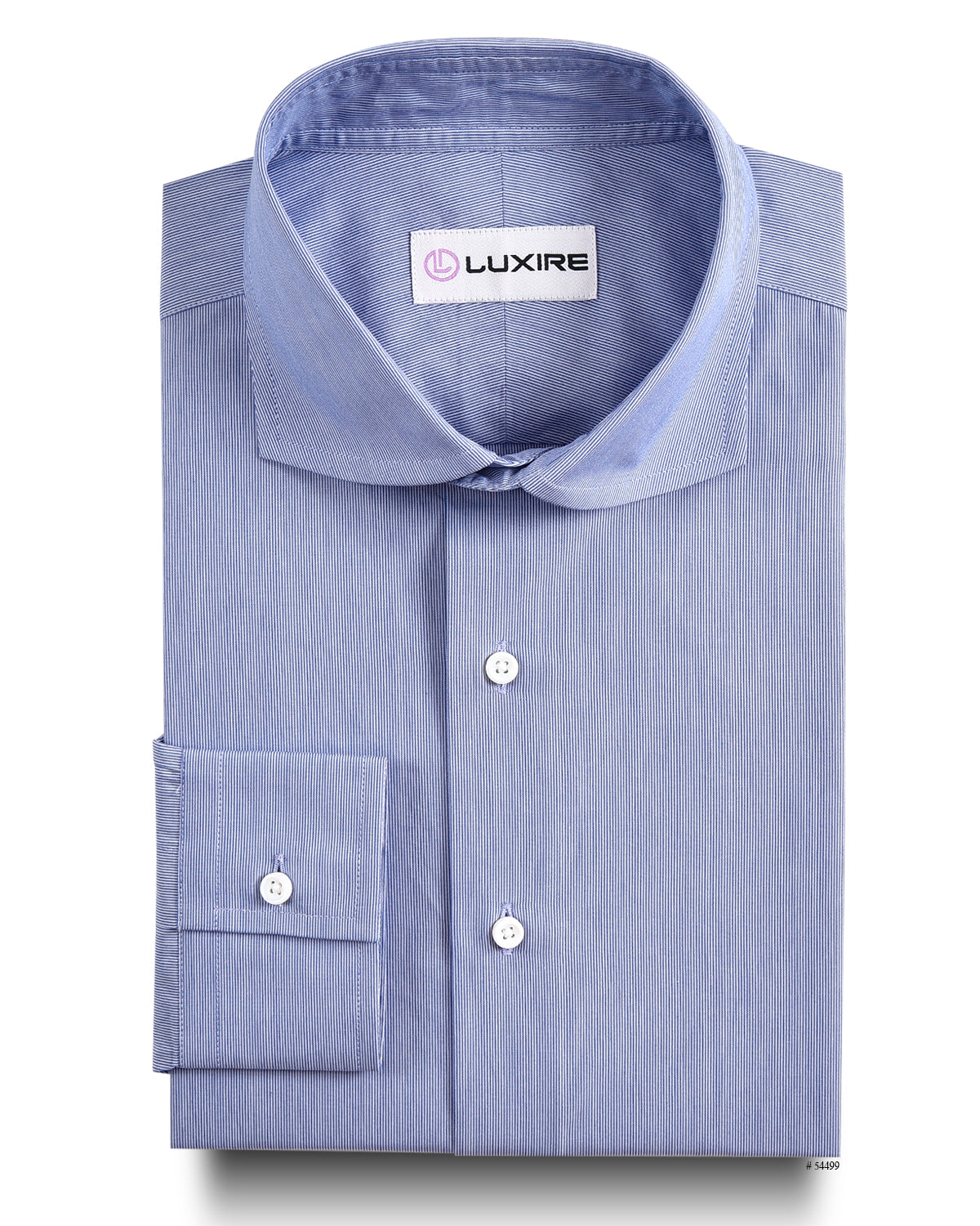 Blue Hairline Stripes – Luxire Custom Clothing