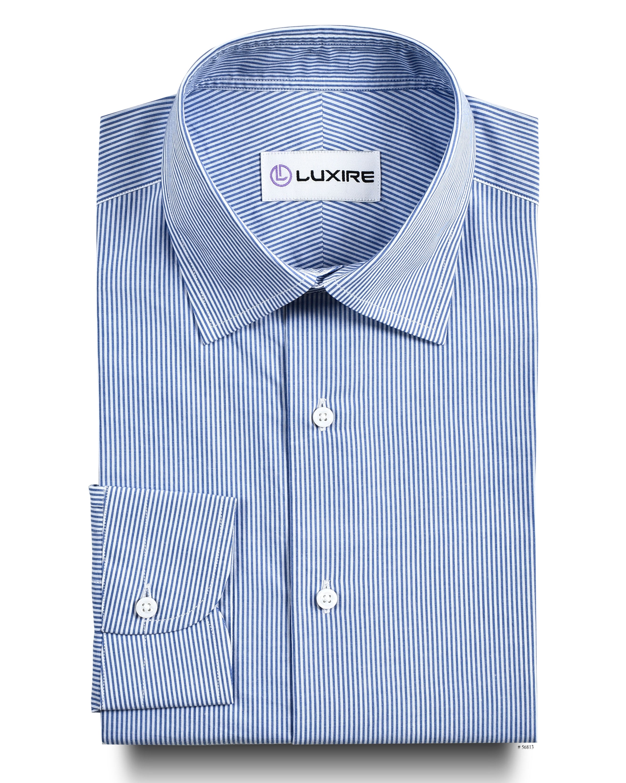 Blue HairLine Stripes – Luxire Custom Clothing