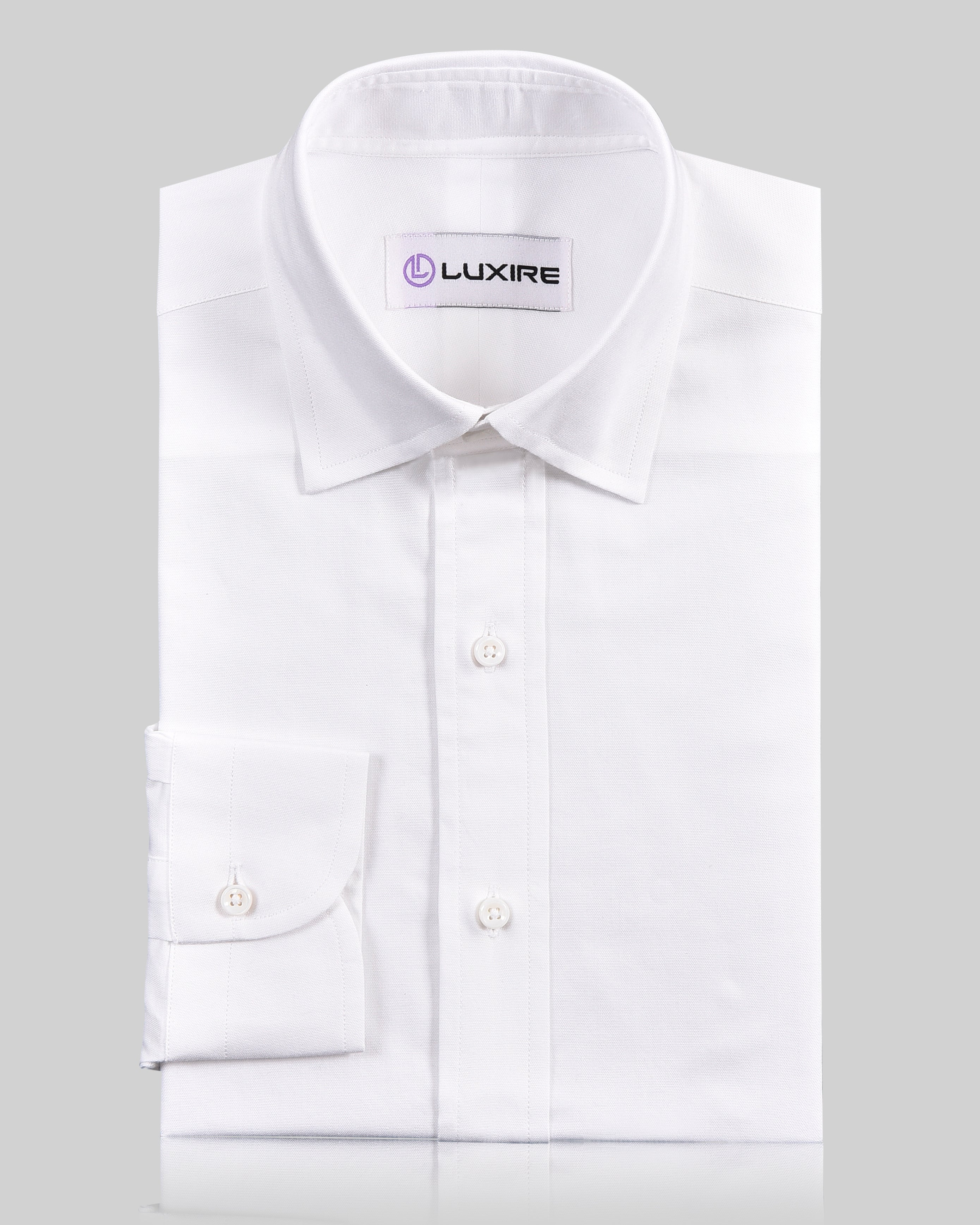 Custom White Pinpoint Men's Oxford Shirt – Luxire Custom Clothing