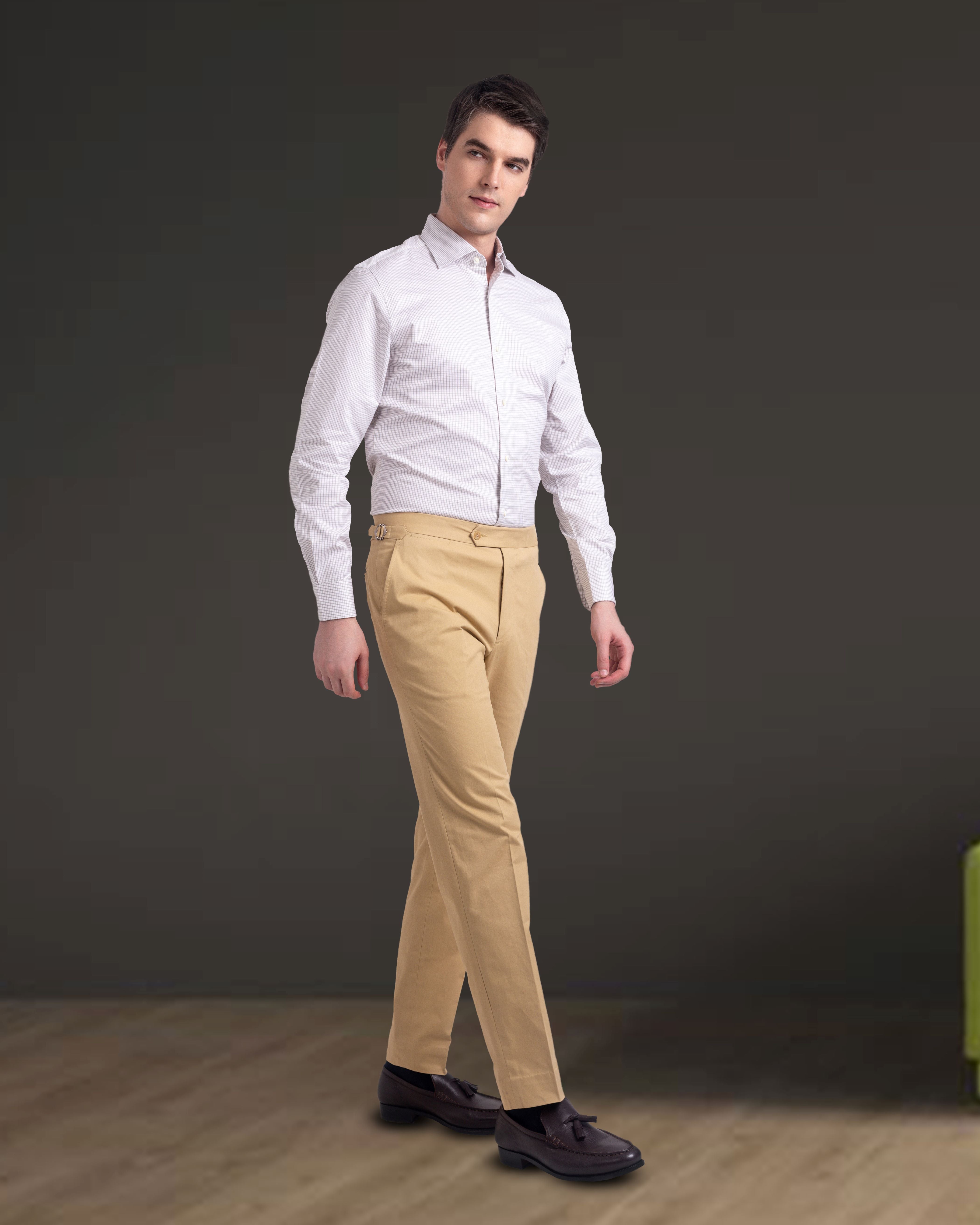 Genoa Golden Corn Custom Dress Pants for Men – Luxire Custom Clothing