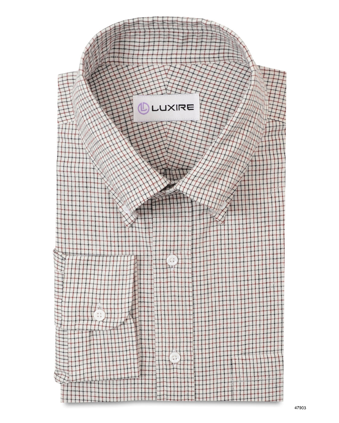 Maroon Black Red Checks – Luxire Custom Clothing