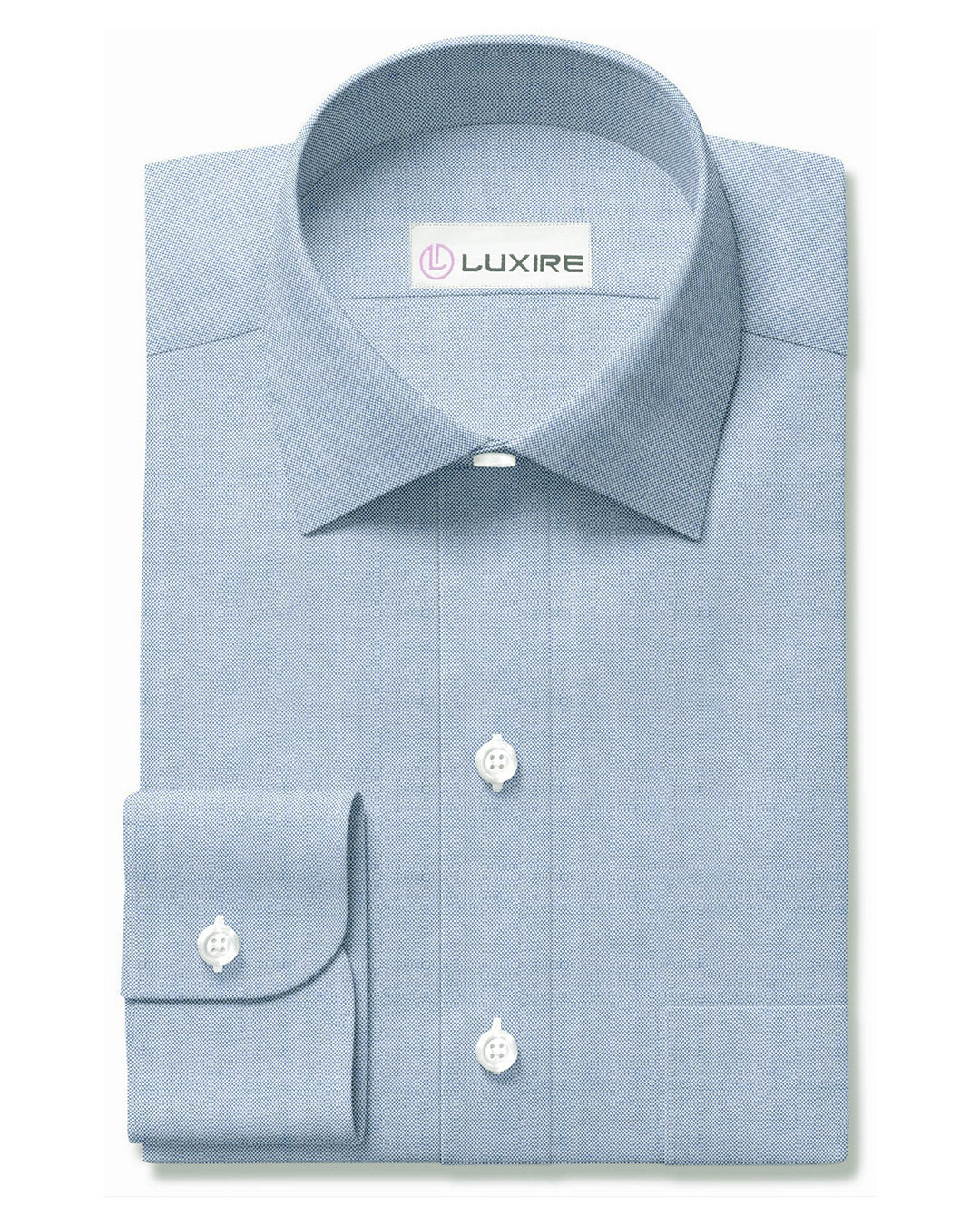 Dark Blue Pinpoint Oxford – Luxire Custom Clothing
