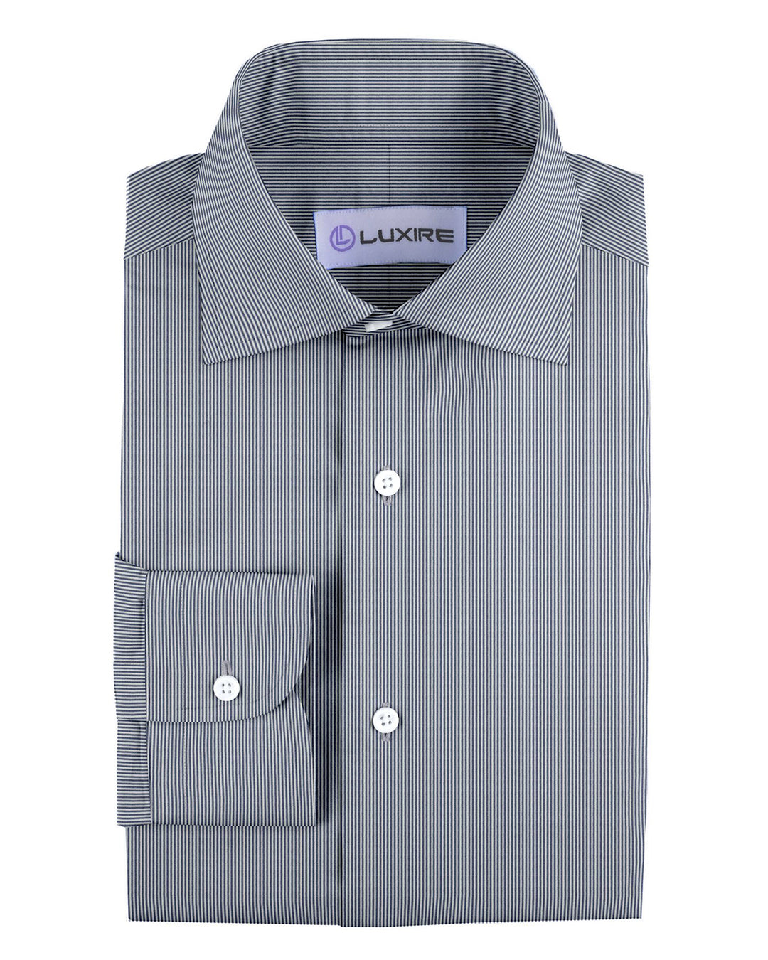 Dark Blue HairLine Stripes – Luxire Custom Clothing