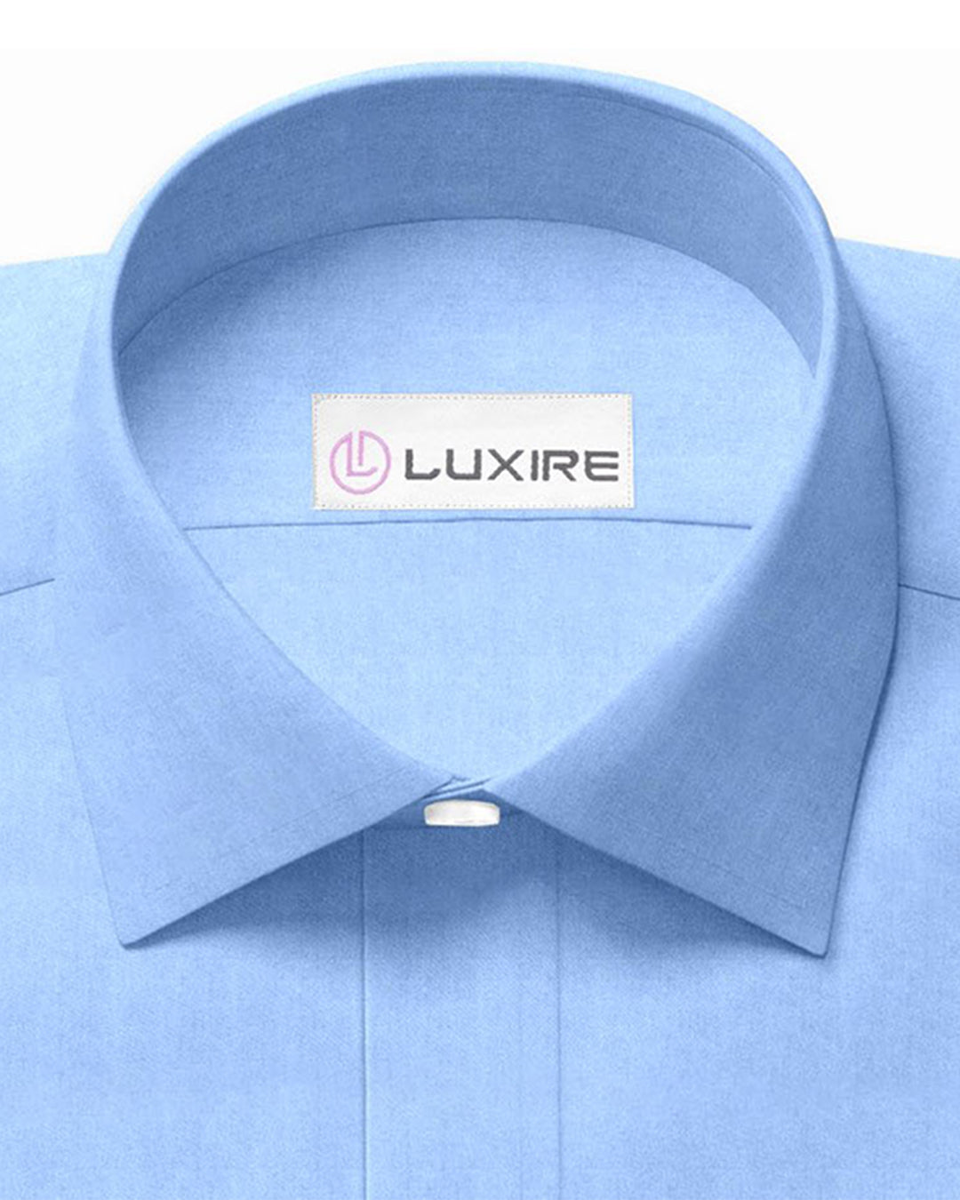 Light Prussian Blue Fresco "Madapolam" Chambray – Luxire Custom Clothing