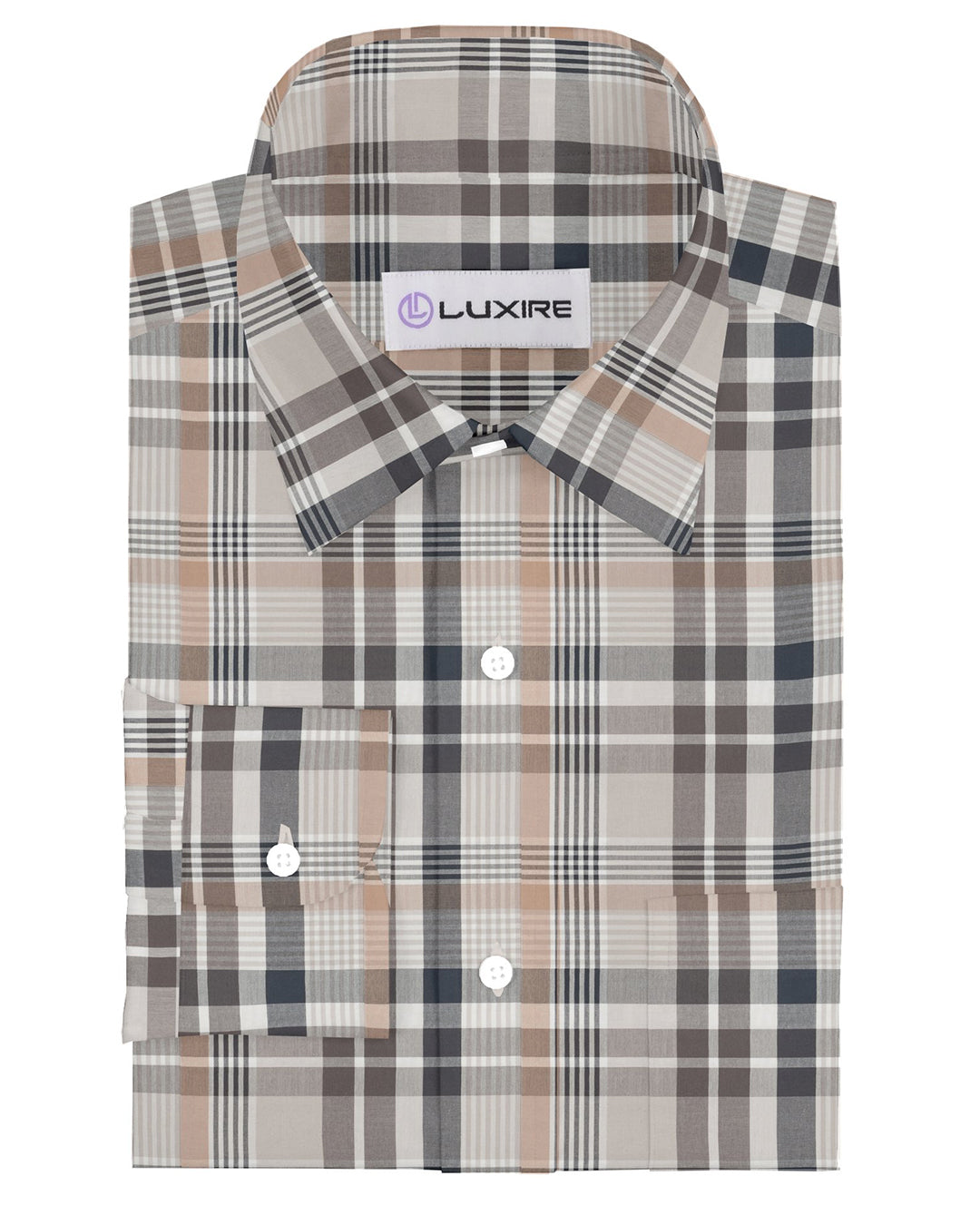 Iconic British Brown Tan Checks – Luxire Custom Clothing
